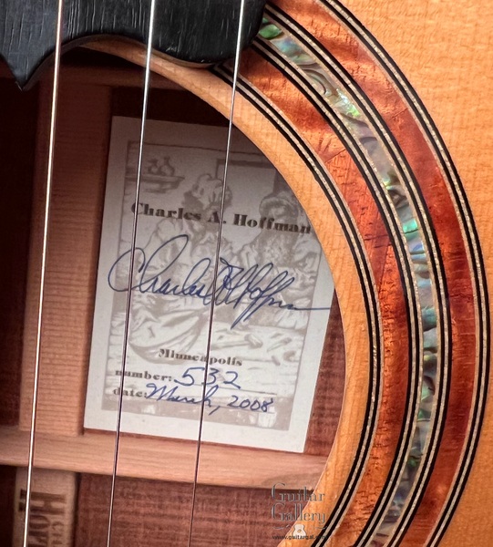 Hoffman 00 Flame Mesquite Guitar – Guitar Gallery