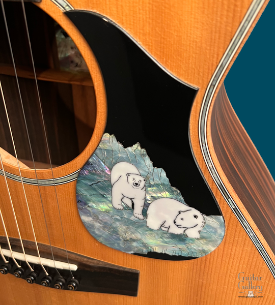 Harvey Leach 25th Anniversary Polar Bear Guitar – Guitar Gallery