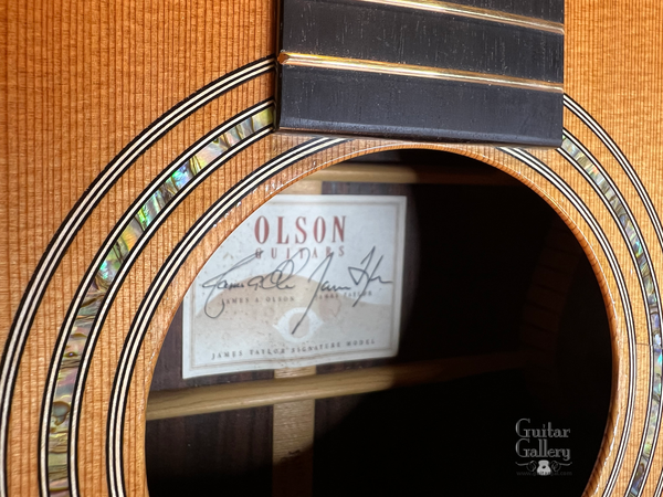 James Taylor Signature (Series 1) Olson Guitar – Guitar Gallery