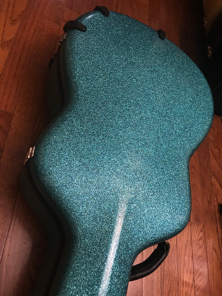 Calton Teal Glitter Taylor 814 Flight Case – Guitar Gallery