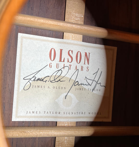 Olson James Taylor Series 1 Signature Model Guitar – Guitar Gallery