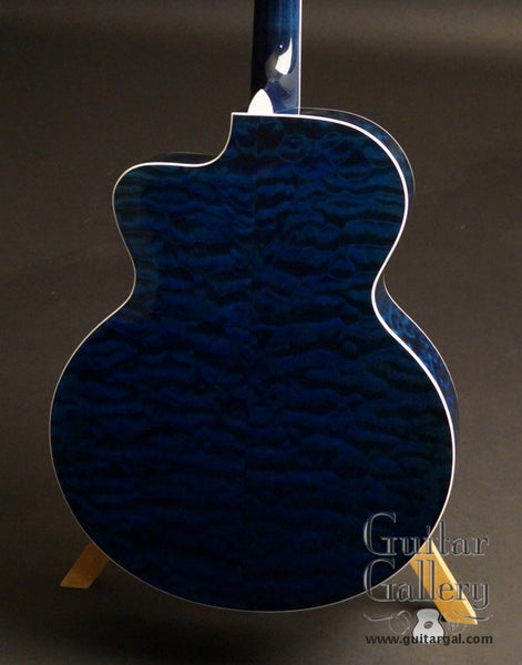 Taylor 615c Transparent Blue, Custom Guitar – Guitar Gallery