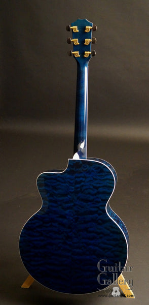 Taylor 615c Transparent Blue, Custom Guitar – Guitar Gallery