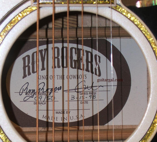 Roy Rogers King of the Cowboys Art Guitar – Guitar Gallery